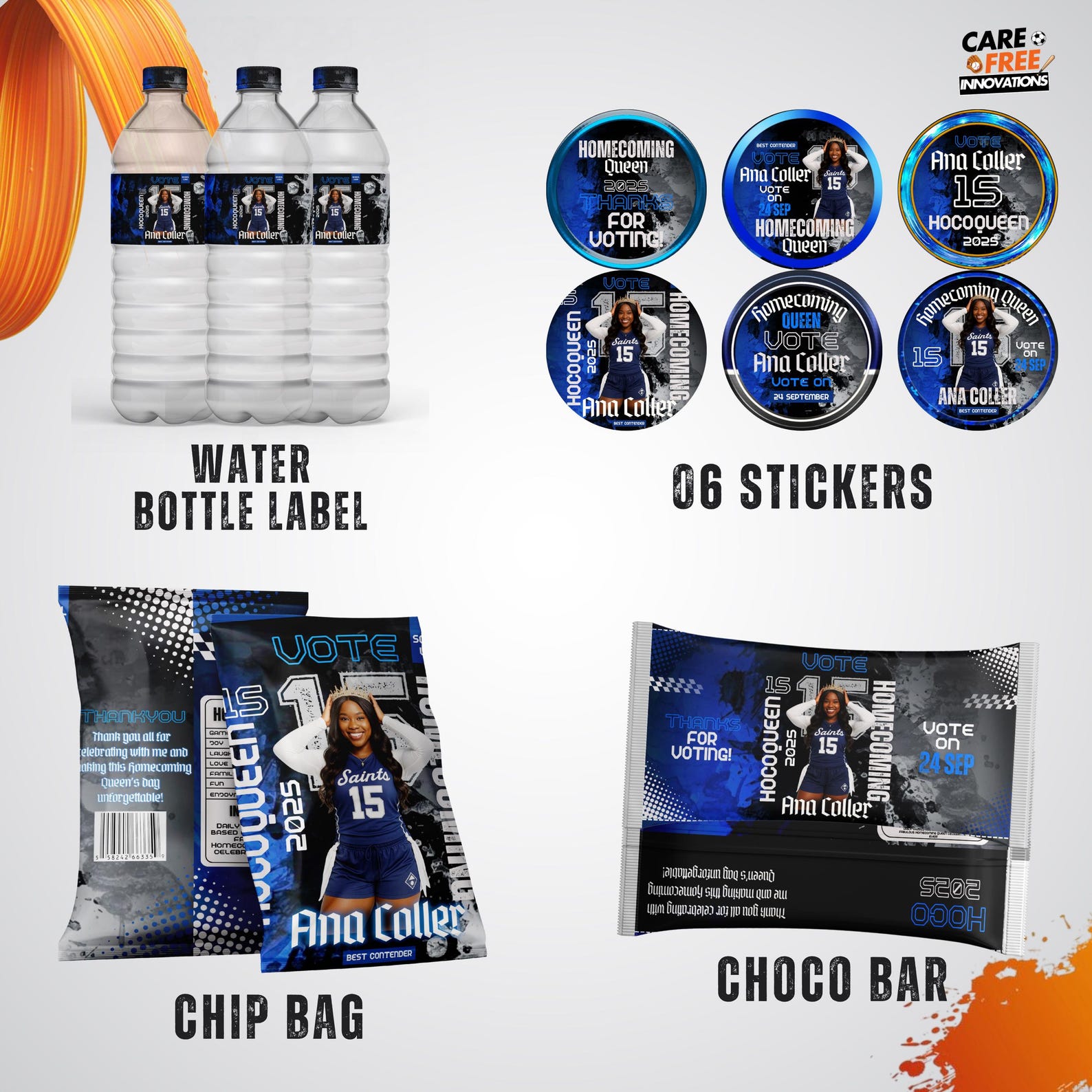 Sports Homecoming Campaign Bundle, Football Homecoming Party Favor ...