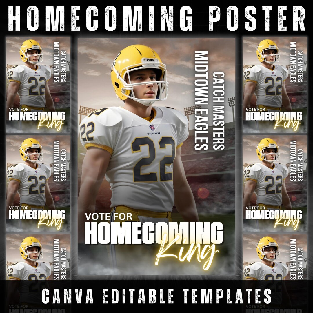 Homecoming Poster, Homecoming Campaign Poster, Homecoming Posters King ...