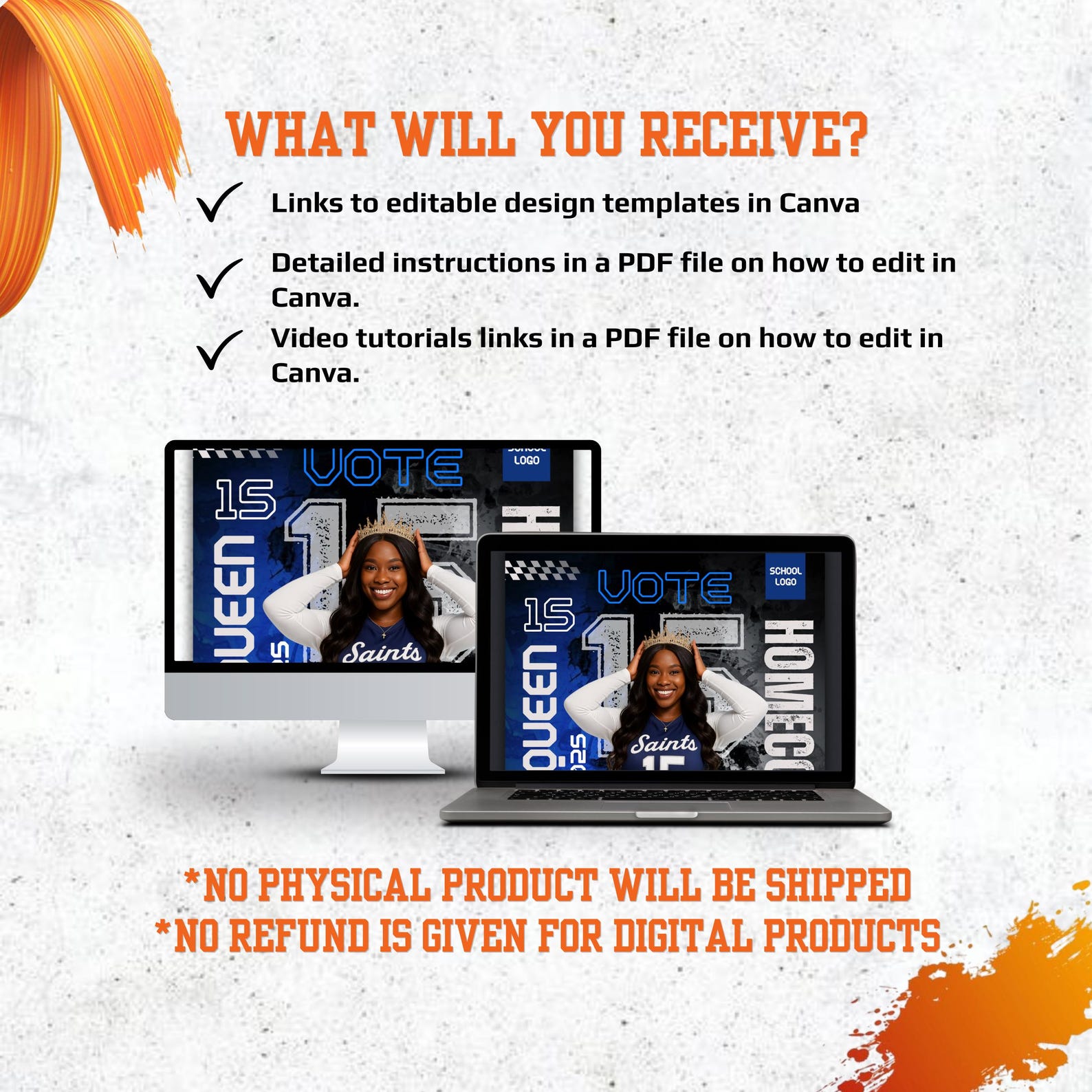 Sports Homecoming Campaign Bundle, Football Homecoming Party Favor ...