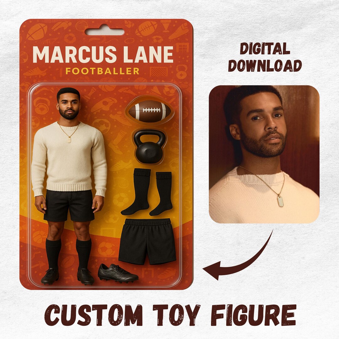 Custom Digital Action Figure Portrait, Personalized Toy Design, Unique ...