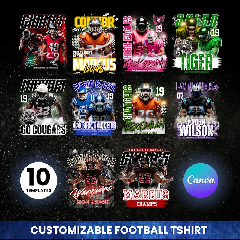 Editable 10 Football T Shirt Templates, Bootleg Football Shirt Design ...