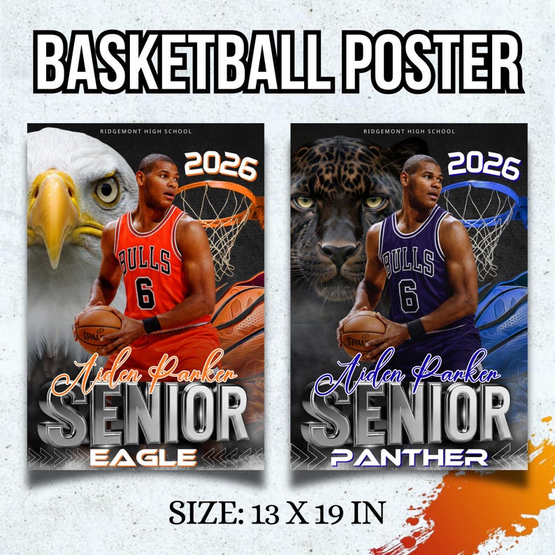 2026 Basketball Senior Spotlight Template,senior Night Banner ...