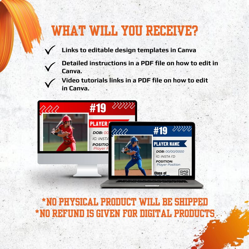16 Player Travel Team Roster, Sports Profile Sheet Template, Softball ...