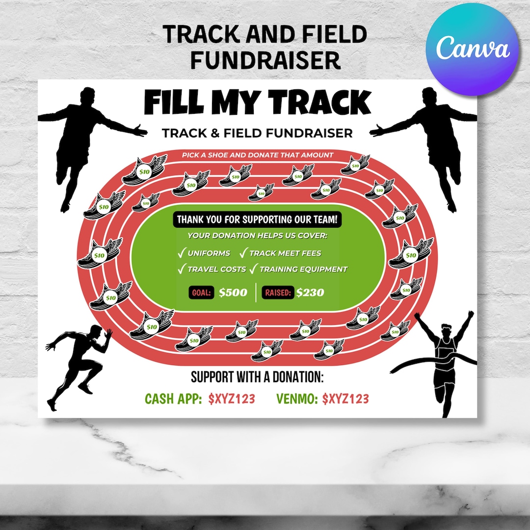 Track and Field Fundraiser Template, Track Fundraiser Track Meet ...