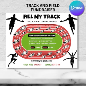 Track and Field Fundraiser Template, Track Meet Fundraising, Track and ...