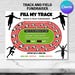 Track and Field Fundraiser Template, Track Fundraiser Track Meet ...