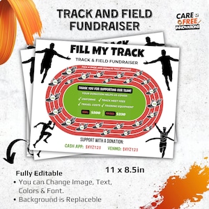 Track and Field Fundraiser Template, Track Fundraiser Track Meet ...