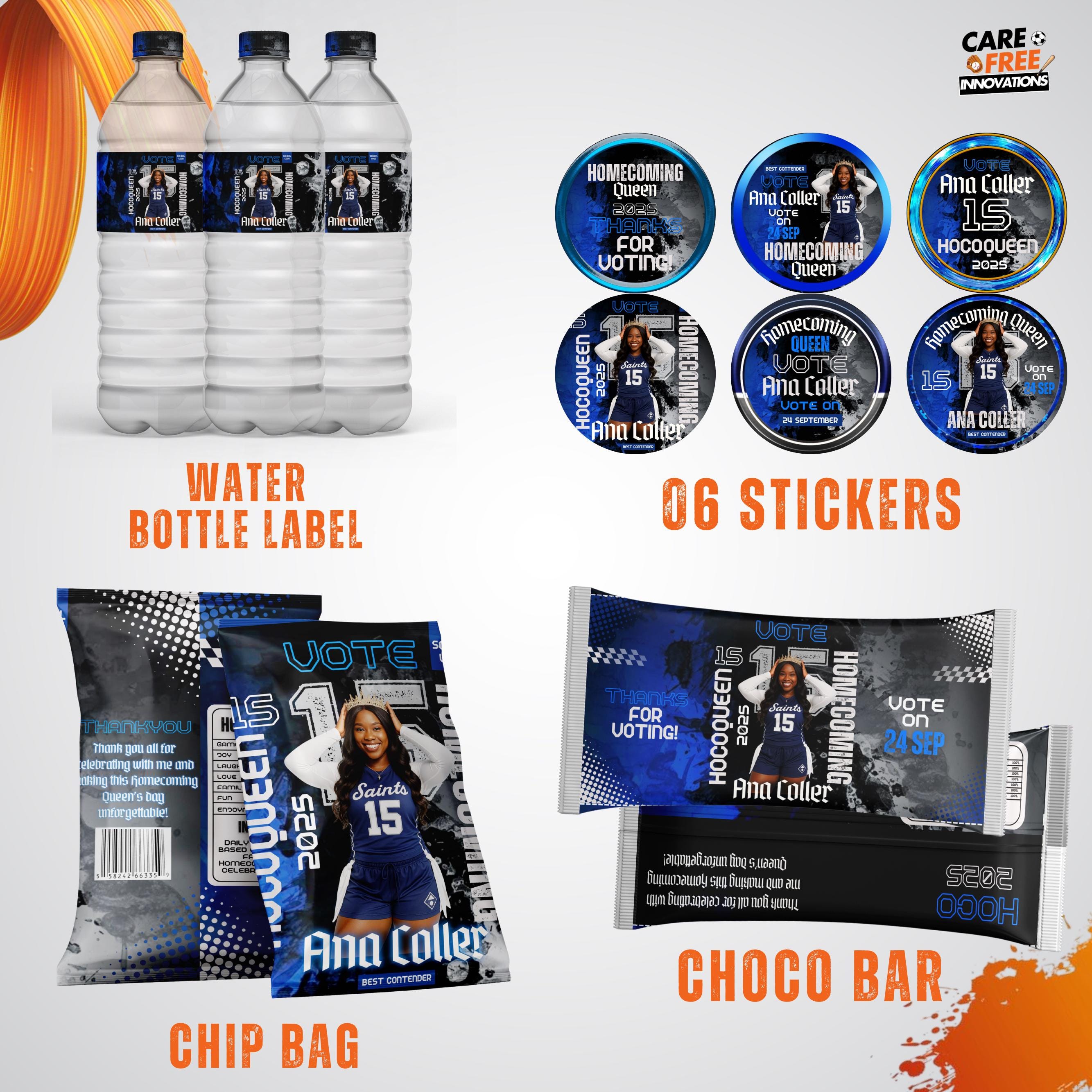 Sports Homecoming Campaign Bundle, Football Homecoming Party Favor ...