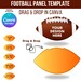 Football Squares Printable, Football Square Fundraiser, 25 Square ...