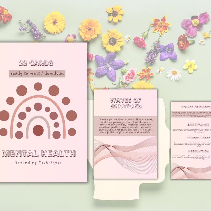 Mental Health Cards - Etsy
