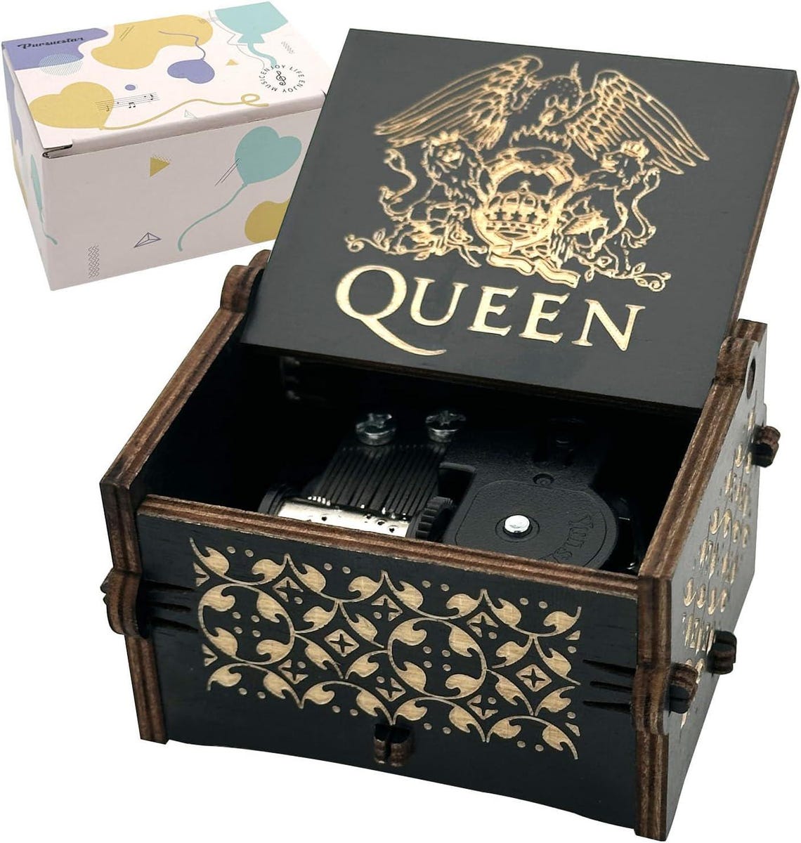 Bohemian Rhapsody-queen Music Box Gift for Girlfriend Wife, Hand Crank ...