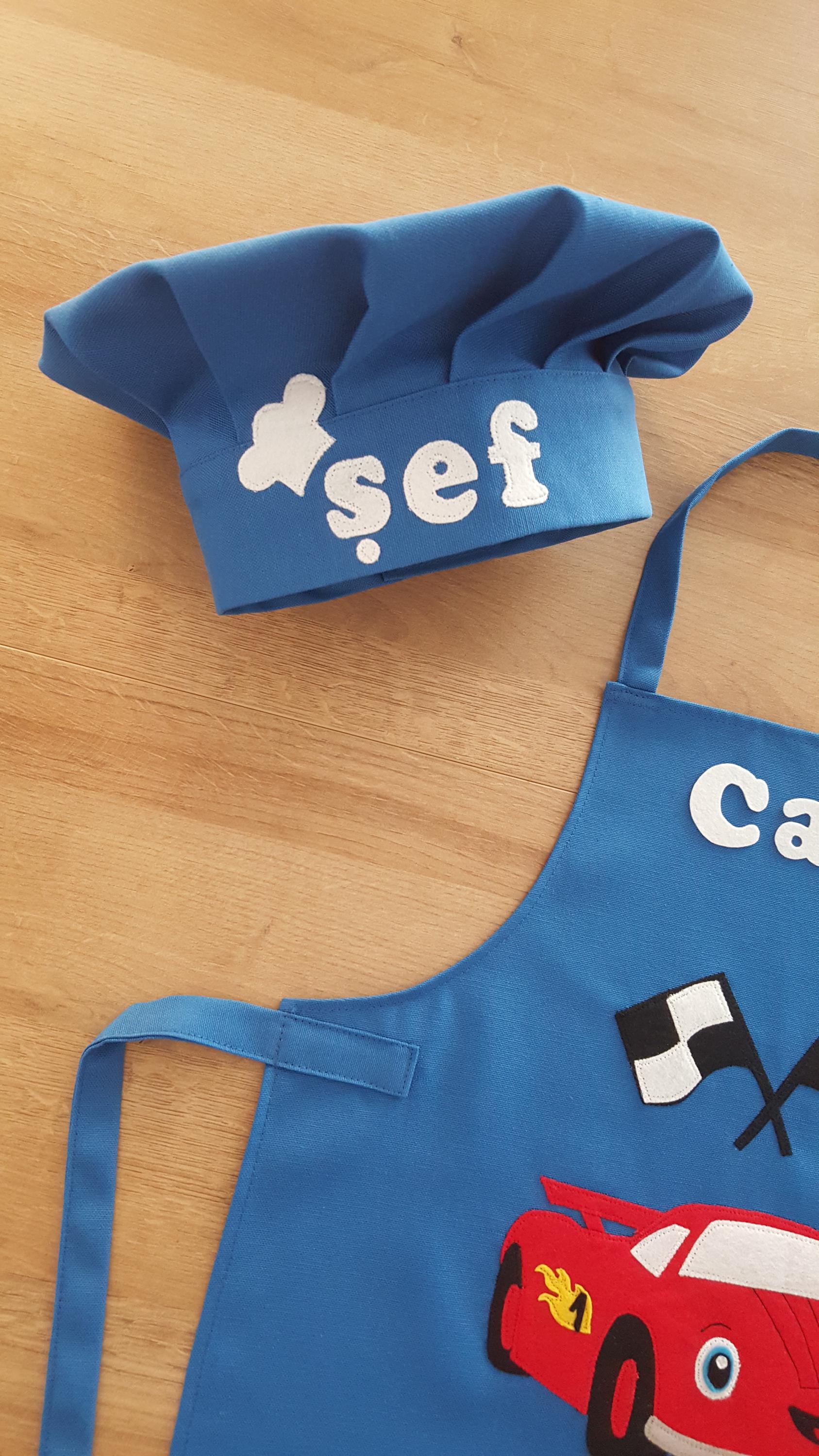 Car Gifts, Personalized Children Apron, Costume for Kids, Hat, Cute Boy ...