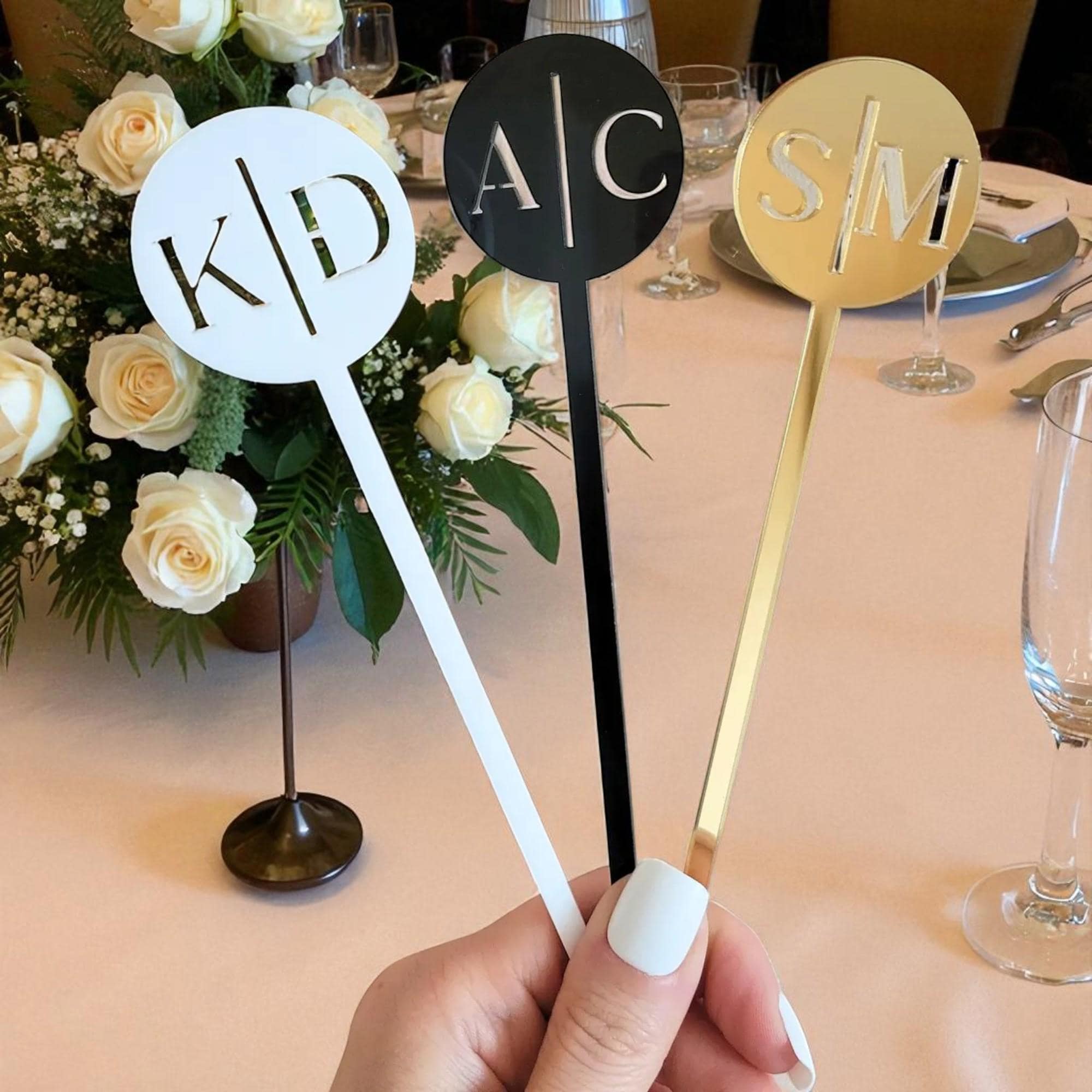 Personalized Wedding Drink Stirrers: Custom Cocktail Party Decor - Etsy