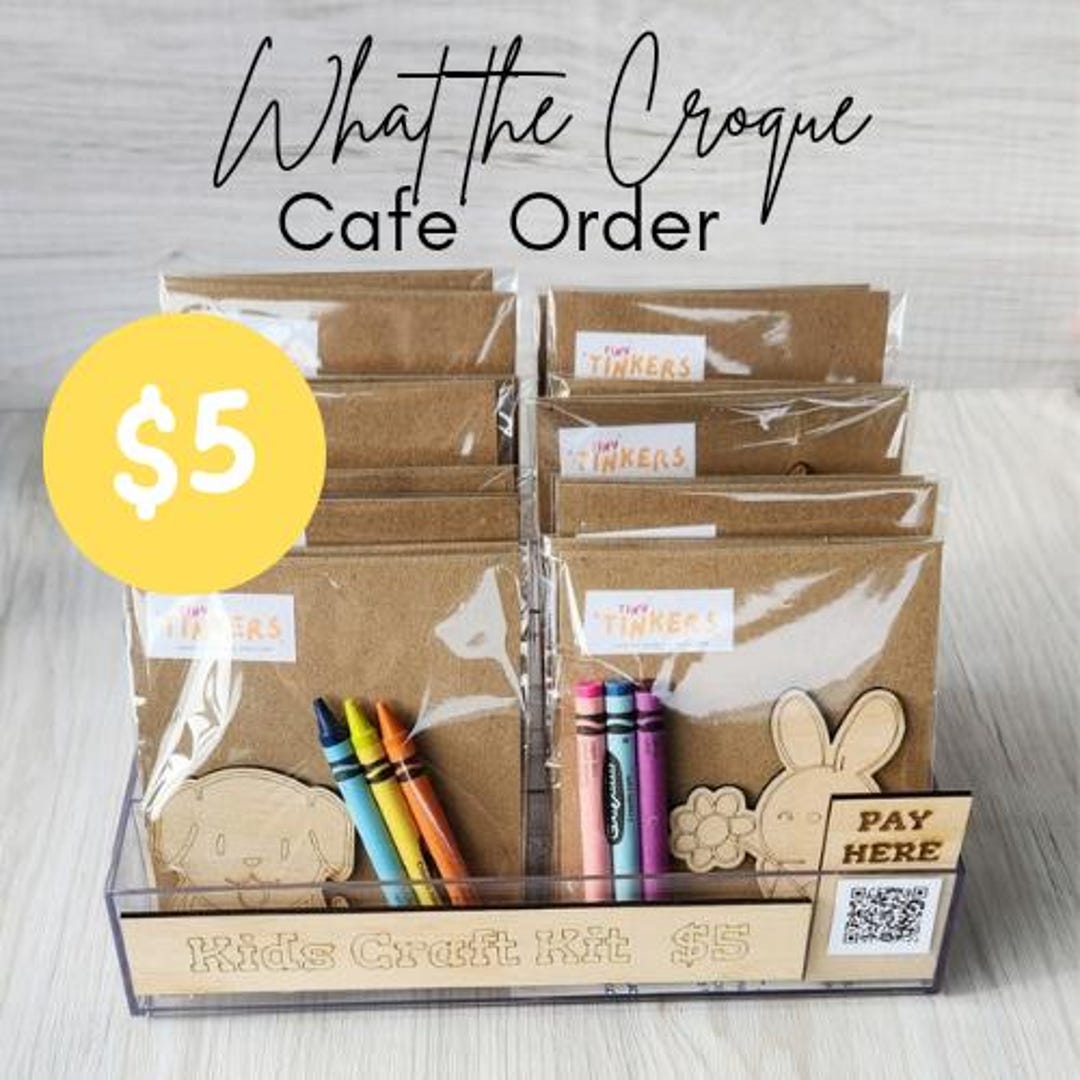 Cafe Order - Kids Craft Kits Party Favors - Crayons - Etsy