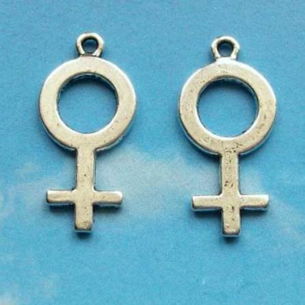 Female Symbol Charms - Etsy