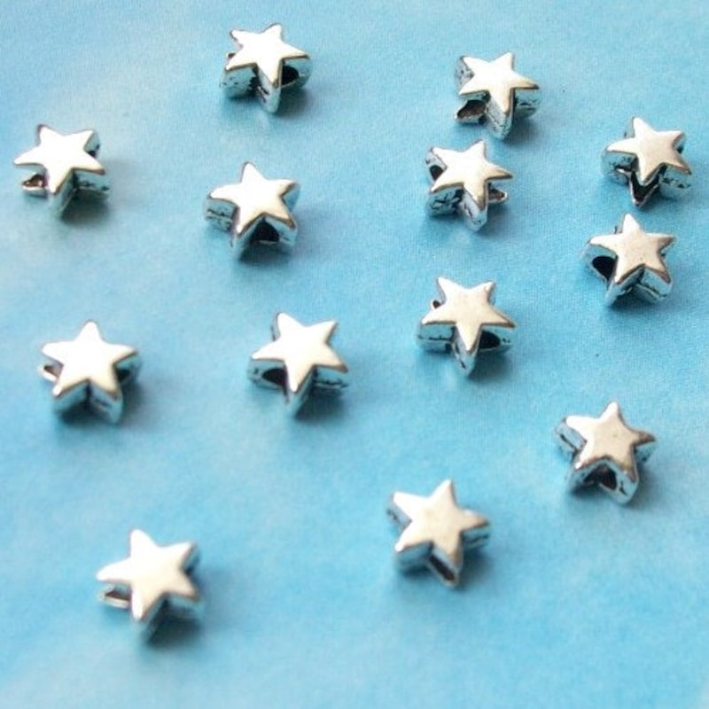 Tiny Star Beads - Etsy