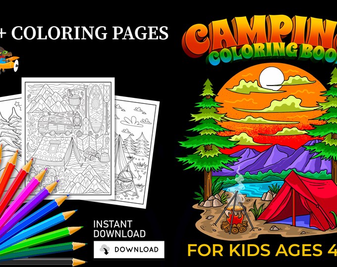 Ultimate Camping Trip Themed Printable Activity Bundle Pack for ...