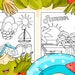 Hello Summer Coloring Pages for Kids.30 Printable Summer Coloring Pages ...