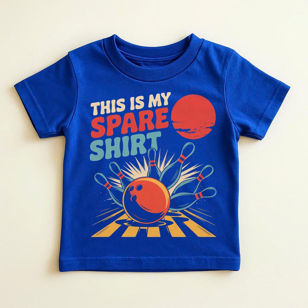 Funny Bowling Shirt for Kids – This is My Spare Shirt, Cute Bowler Gift ...