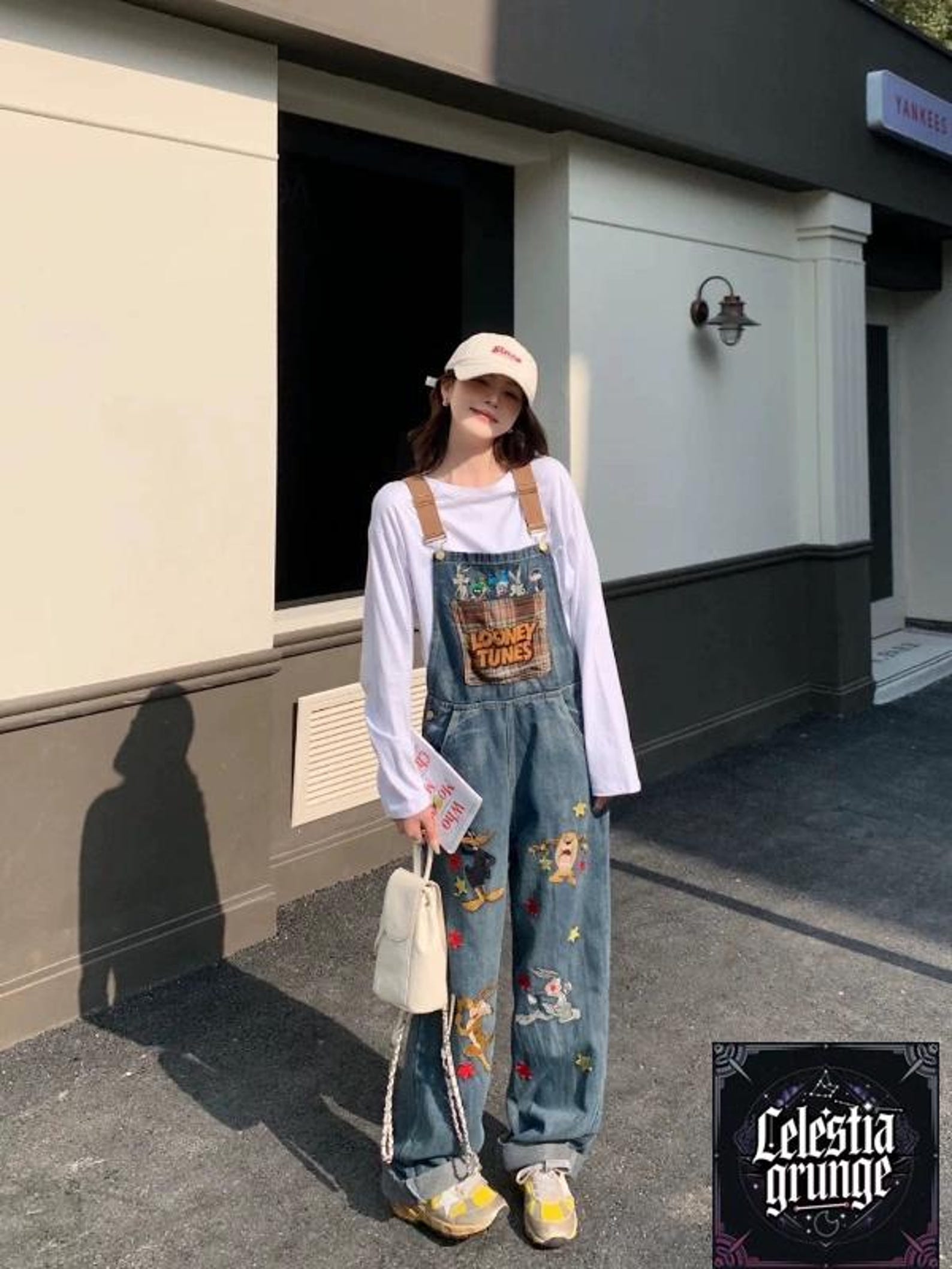 Vintage LN Denim Overalls, Oversized Womens Overalls, Women's Denim ...