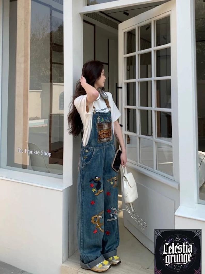 Vintage LN Denim Overalls, Oversized Womens Overalls, Women's Denim ...