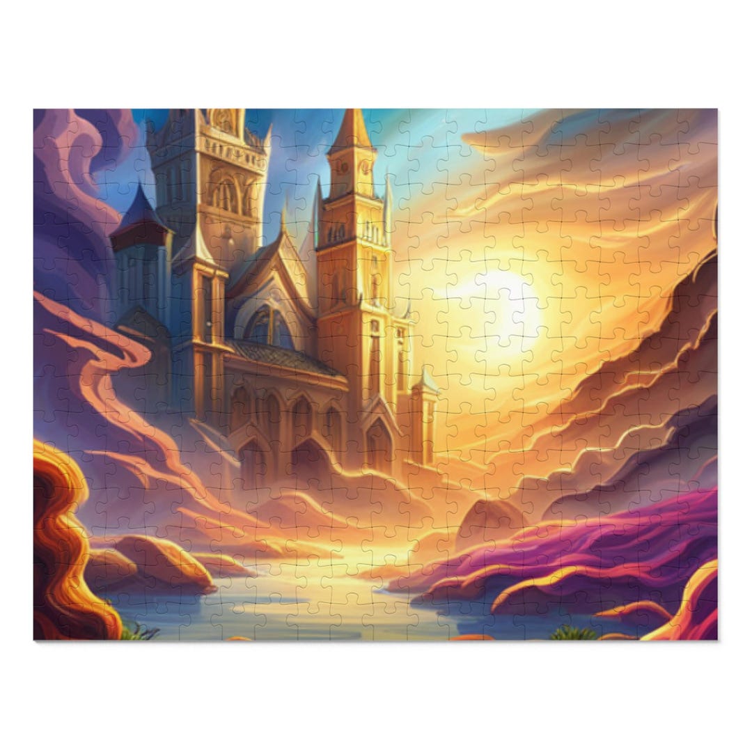 Fantasy Jigsaw Puzzle, Mystical Game, Enchanted Puzzle, Magical Brain ...