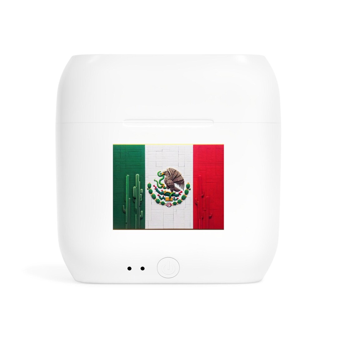 Wireless Earbuds, Mexican Art Print Earphones, Ethnic Design Headphones ...