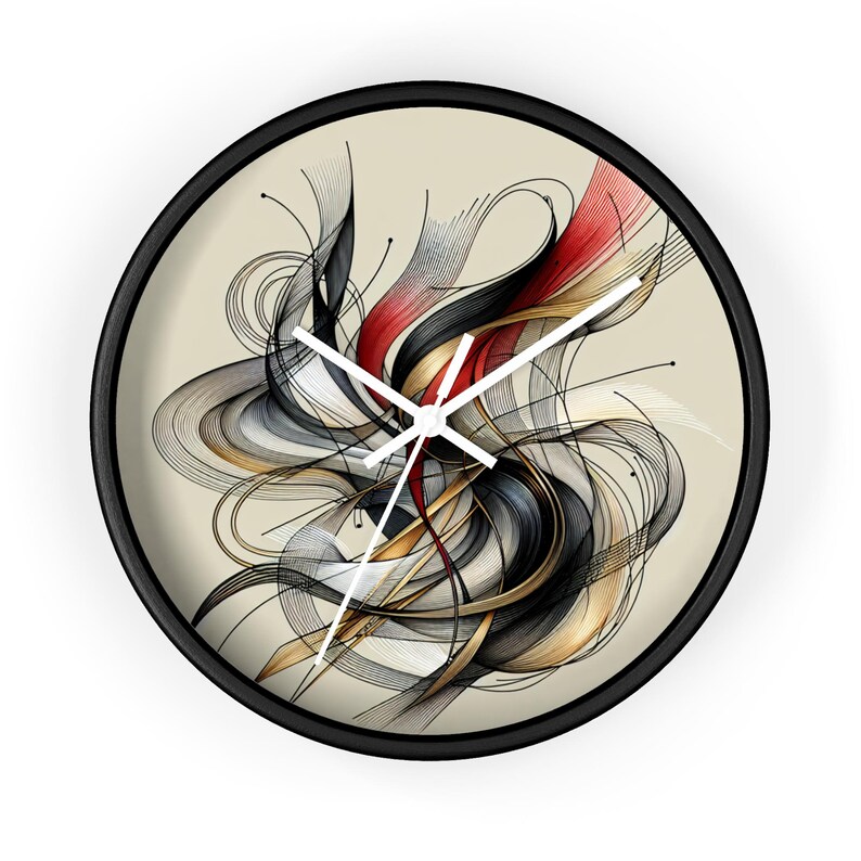 Rustic Farmhouse Wall Clock, Large Retro Vintage Round Clock, Unique ...