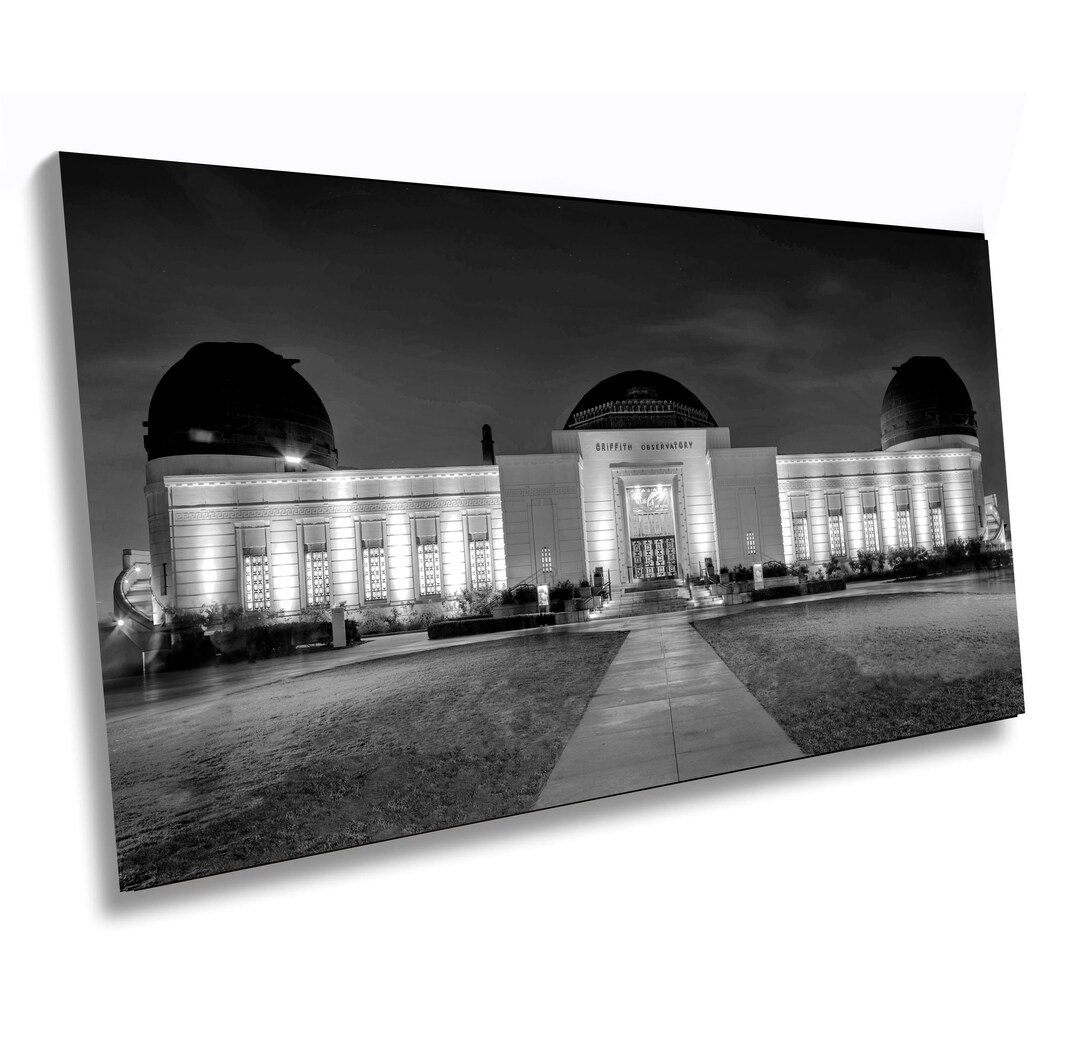 Griffith Observatory, Iconic Los Angeles B&W - Etsy
