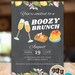 Boozy Brunch Theme Party Invitation, Editable Adults Brunch Invitation ...