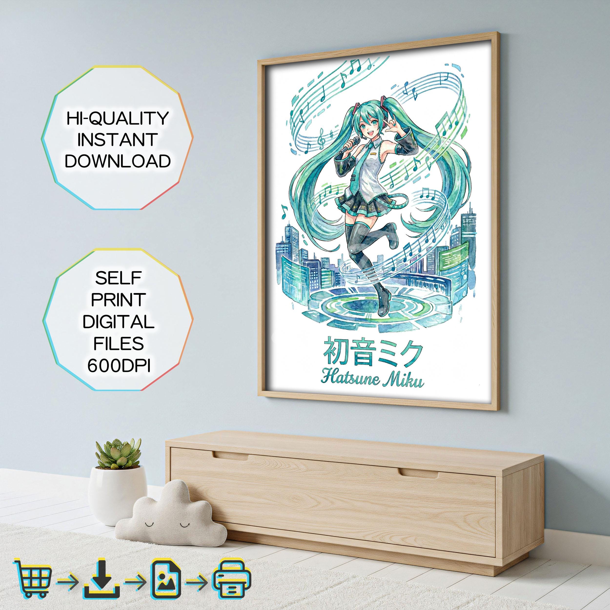 Vocaloid 6 Poster Set Bundle, Miku Wall Art, Anime Fan Art Print ...