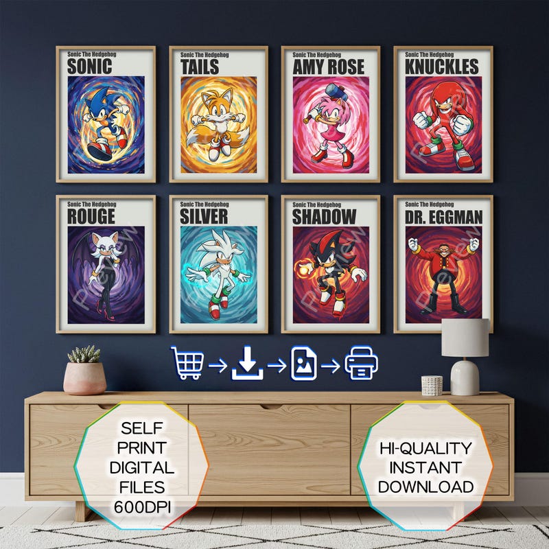 Sonic Poster - Etsy