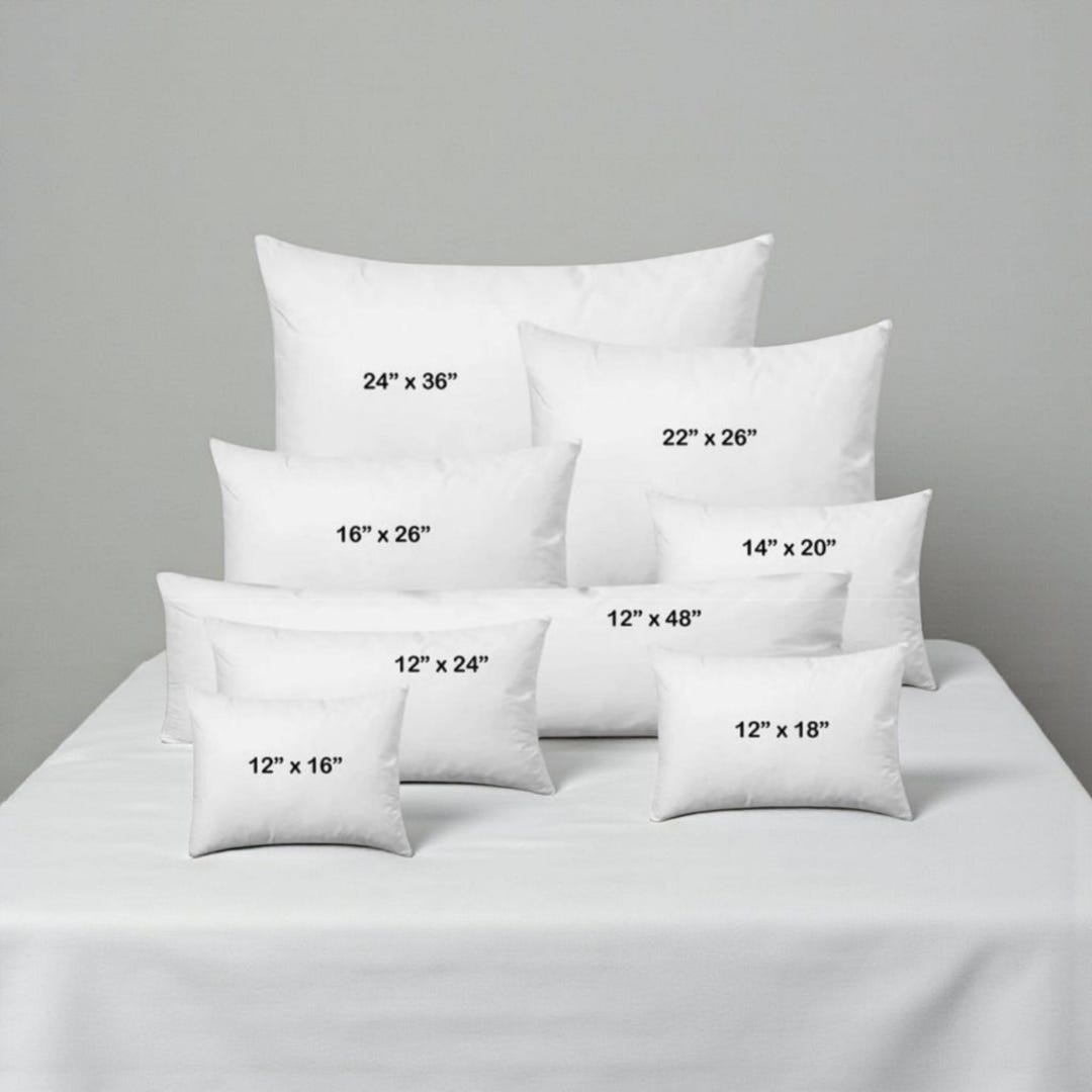 Rectangle Pillow Insert: Alternative Bead Silicone, Lumbar Support - Etsy