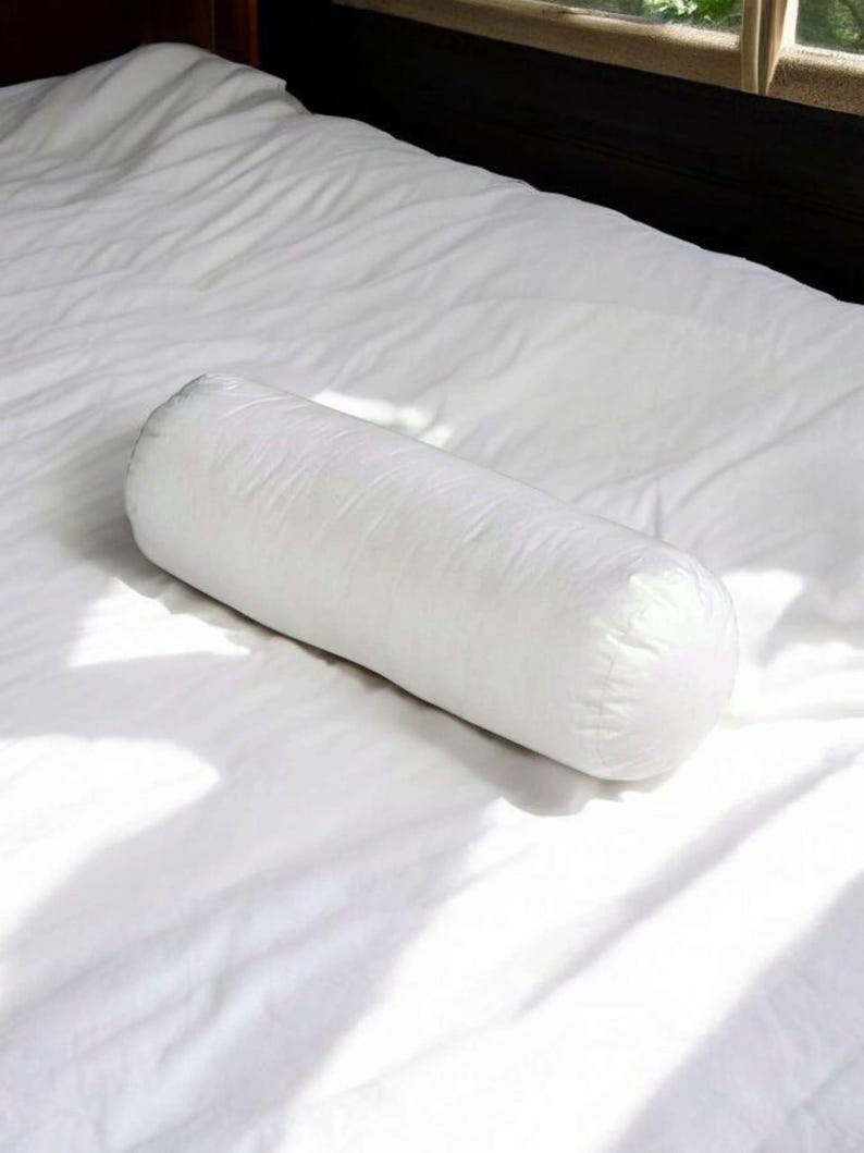 Cylinder Pillow Insert: Decorative Bolster Pillow, 6-8” Diameter - Etsy