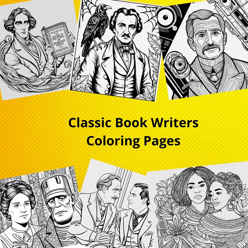 Printable Coloring Page Downloadable Adult Coloring Page. Classic ...