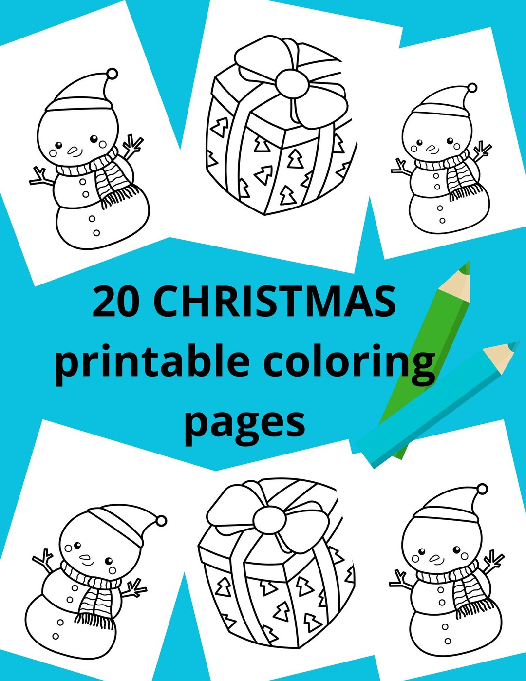 Simple Christmas Printable, Homeschool Printable, Kindergarten ...