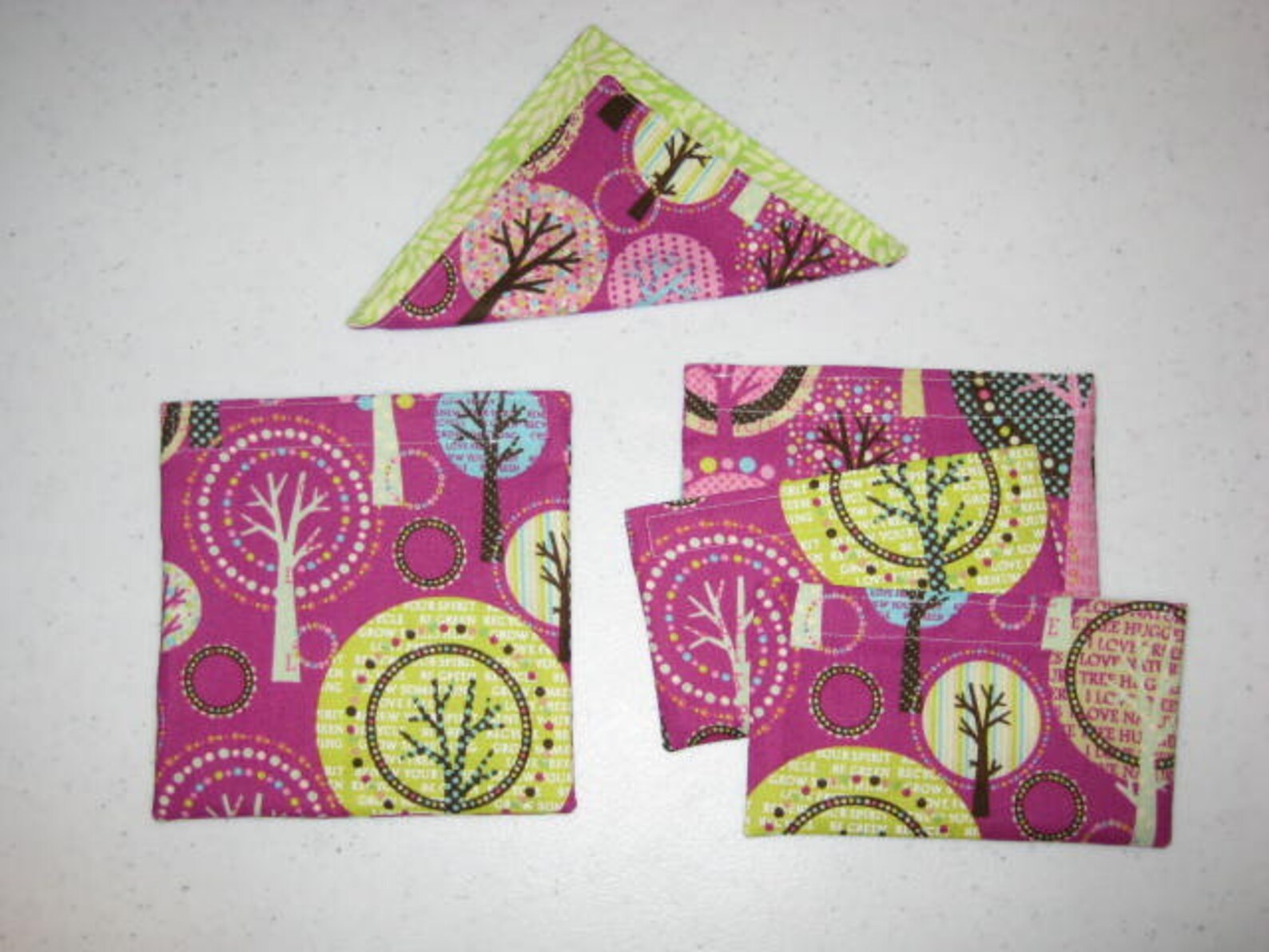 PATTERN for Reusable Snack Bags and Napkin w Hidden Seams | Etsy