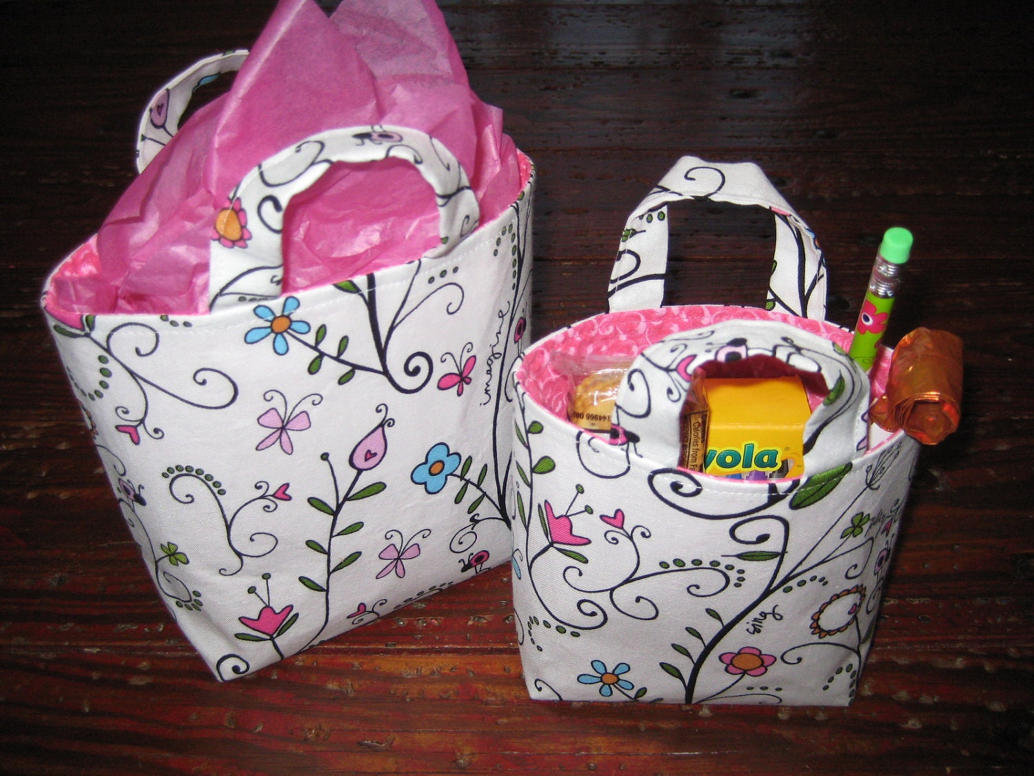PATTERN for Party Favor Bags in 4 sizes PDF FQ friendly | Etsy