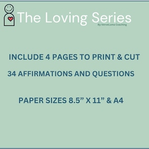 34 Affirmation Cards With Question for Loving My Partner / Daily ...