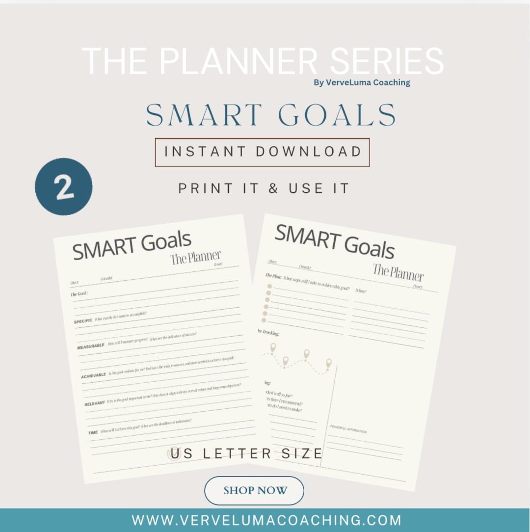 SMART Goals Plan - Etsy