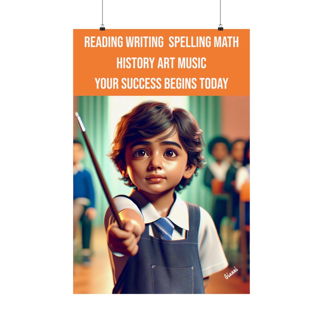 Motivational Classroom Poster, Study Now for a Brighter Future ...