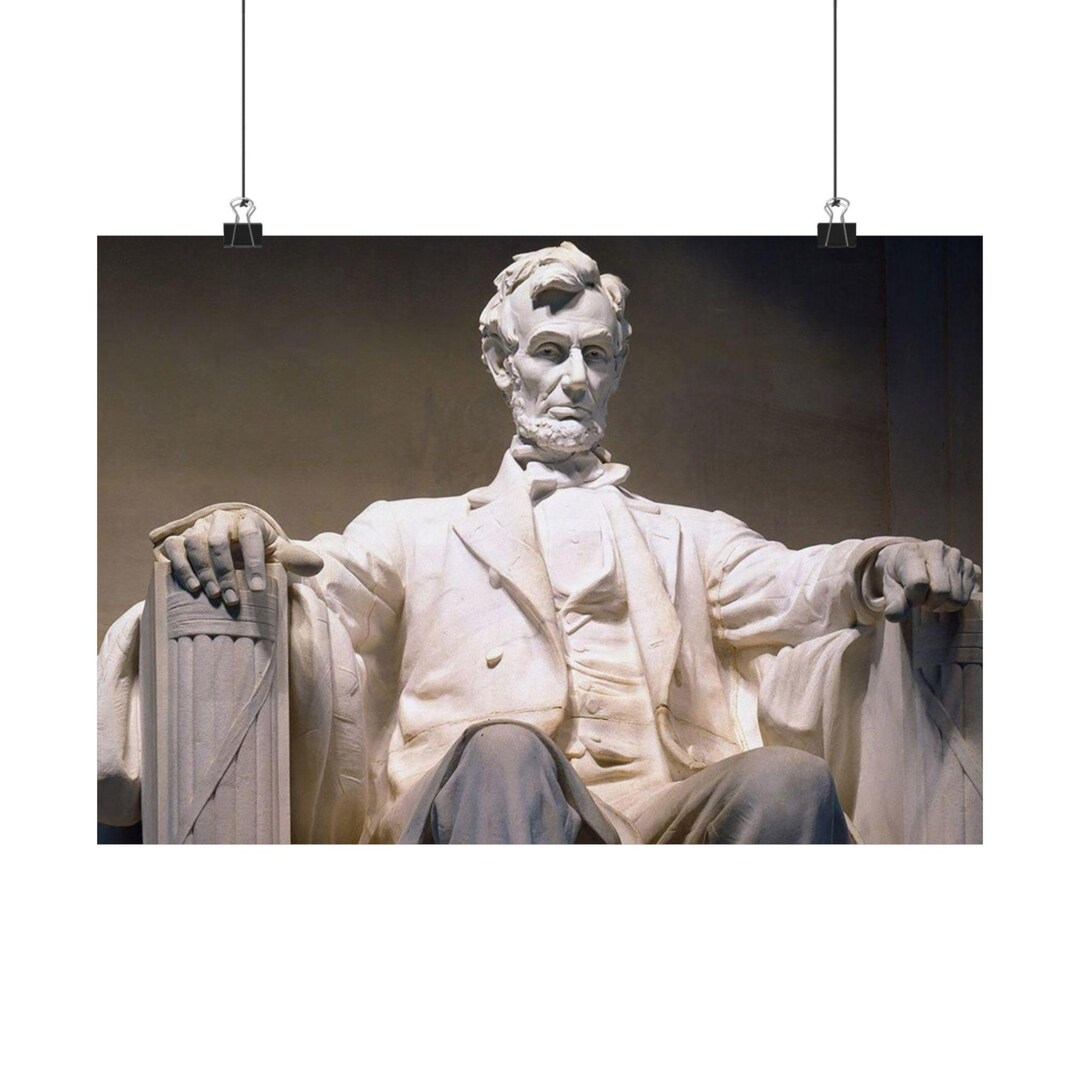 Abraham Lincoln Memorial Poster Matte Posters for Home Office Schools ...