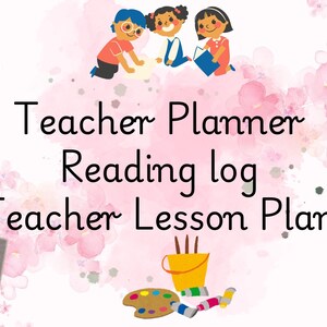 Printable Editable Teacher Lesson Planner School Year Digital Download ...