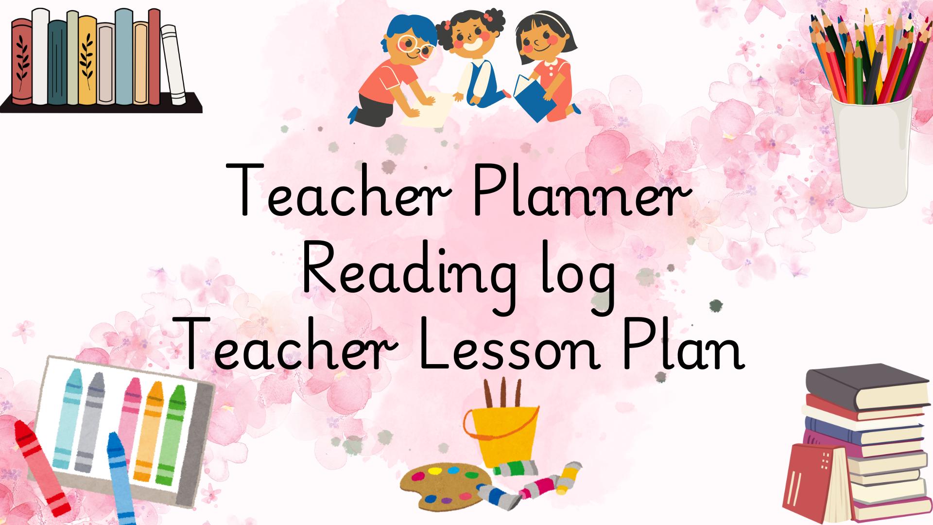 Printable Editable Teacher Lesson Planner School Year Digital Download ...
