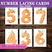 Fall Pumpkin Number Lacing Cards | Printable PDF | Kids Fine Motor ...
