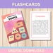 Geometric Shapes Flash Cards Printable Montessori Materials Preschool ...