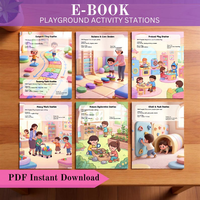 Inclusive Playground Activity Stations E‑book | 15 Autism‑friendly ...