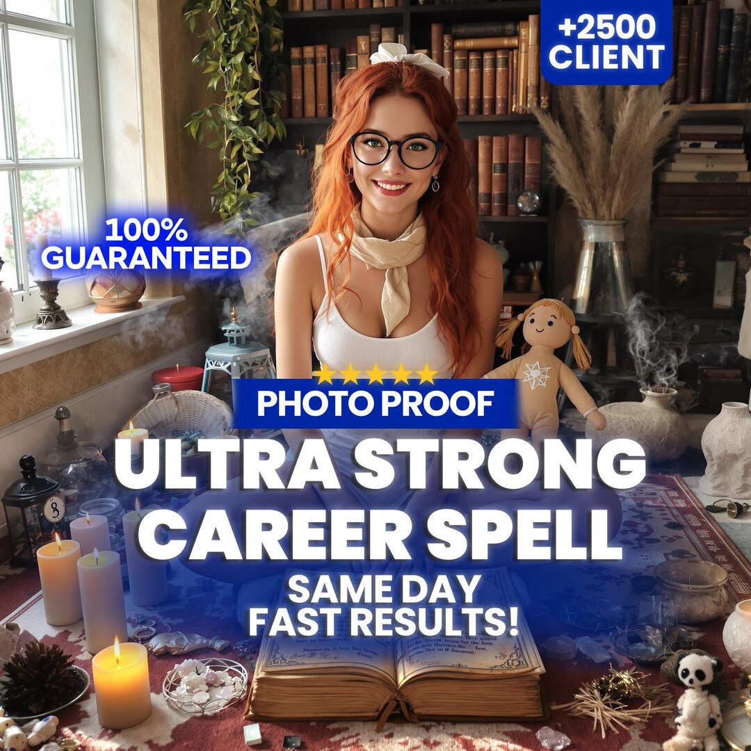 Ultra Strong Career Spell, Job Spell, Same Day, Success Spell, Career ...