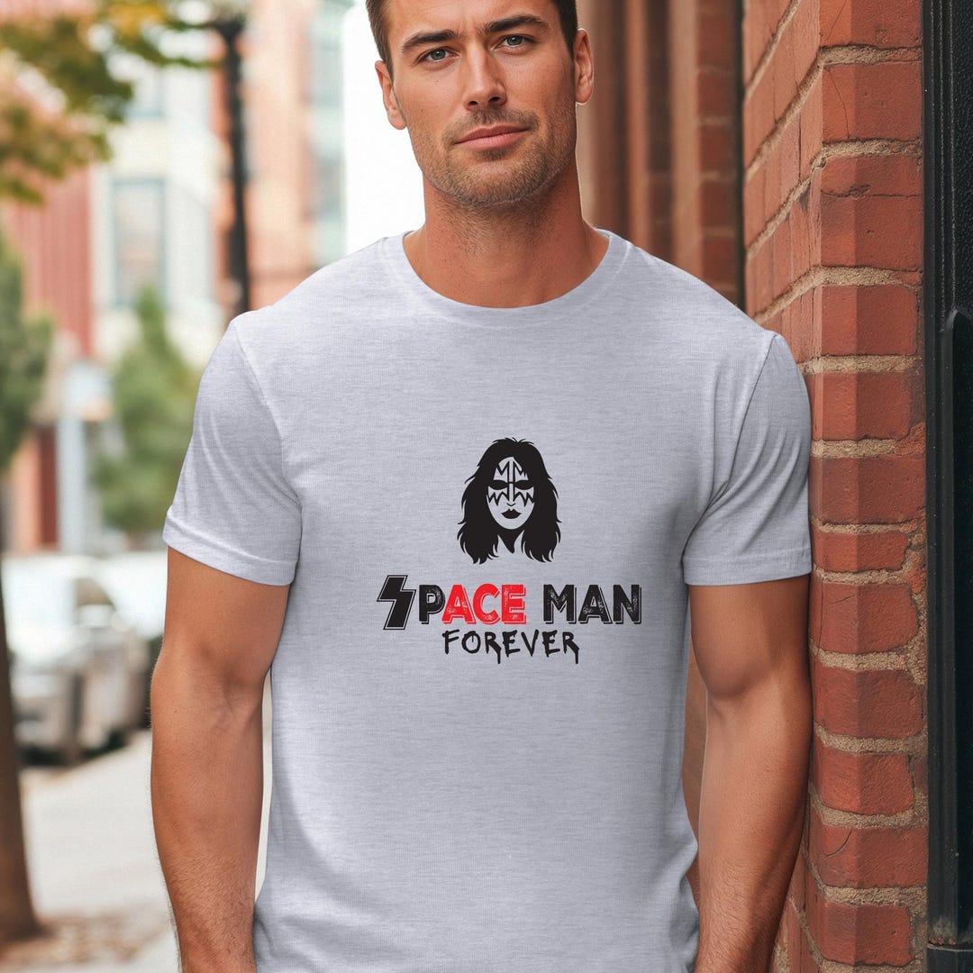 RIP Space Man Forever Tee - Classic Rock Band Retro Graphic T-shirt - Etsy