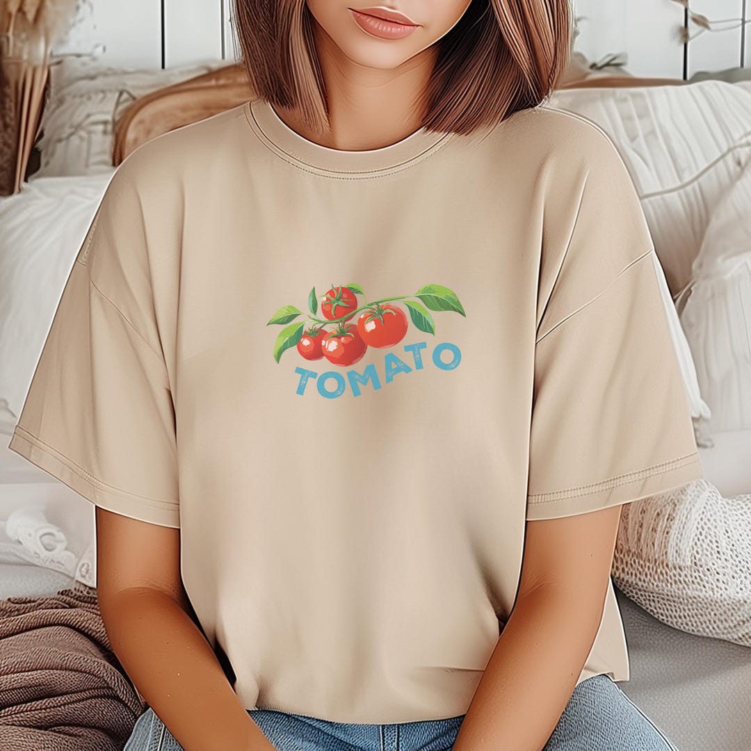 Vintage Tomato Tee Vine Italy Aesthetic Roma Amalfie Coast San Marzano ...